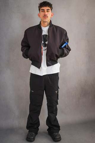 Kurtka Chaos Reversible Bomber Black Pink