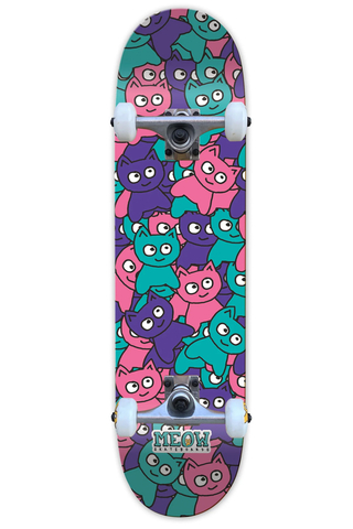 Skateboard Meow Sticker Pile Multi MW020503999M