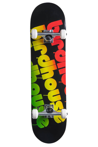 Birdhouse Triple Stack Skateboard Rasta BIR-COM-1035
