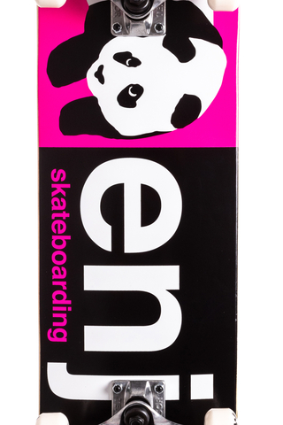 Enjoi Half And Half Skateboard Pink Black 10517646