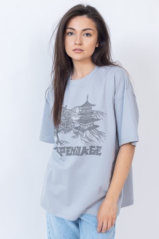 Koszulka T-shirt An Appendage Sakura Silver Grey