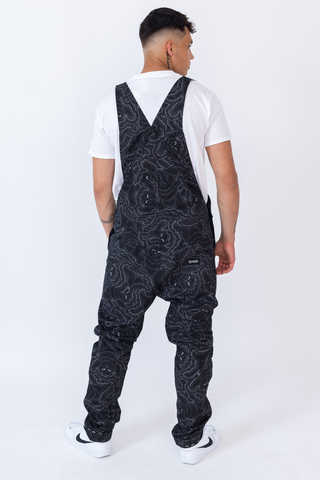Spodnie Ripndip Big Pussy Energy Overalls Black Rnd10071