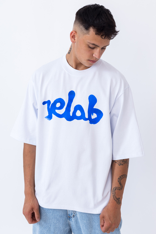 Koszulka T-shirt Relab Watercolor White