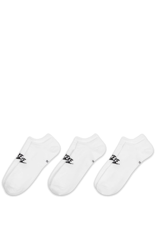 Nike Sportswear Everyday Essential No Show 3 Pack Socks DX5075-100 ...