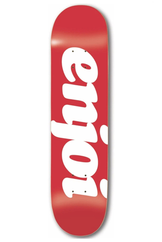 Enjoi Flocked Deck Red 10017919