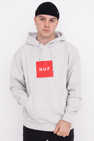 HUF Essentials Box Logo Hoodie pf00465-athhr Athletic Heather