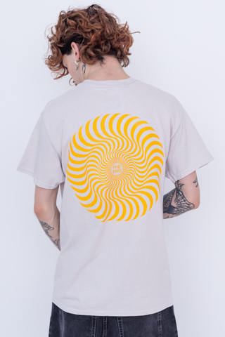 Koszulka T-shirt Spitfire Classic Swirl Grey 51010910J