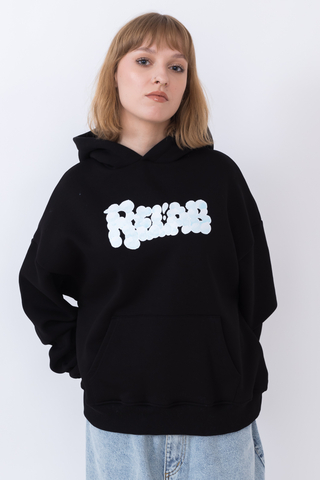 Bluza Z Kapturem Relab Clouds Black
