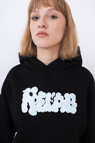 Bluza Z Kapturem Relab Clouds Black