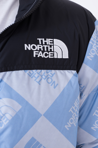 The North Face 1996 Retro Nuptse Youth Jacket Dusty Periwinkle Logo ...