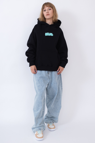 Relab Bubble Hoodie Black Mint