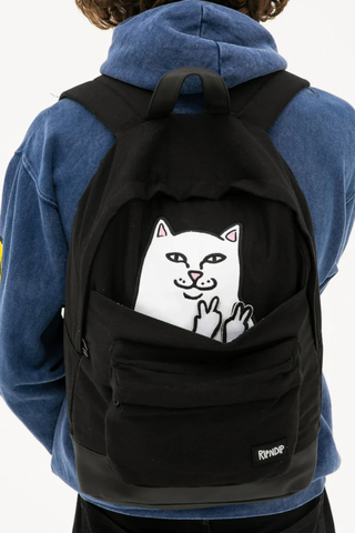 Ripndip Lord Nermal Velcro Hands Backpack RND1099P Black