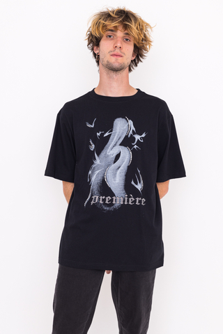 Première Flocking T-shirt Black