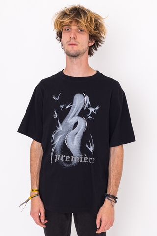 Première Flocking T-shirt Black