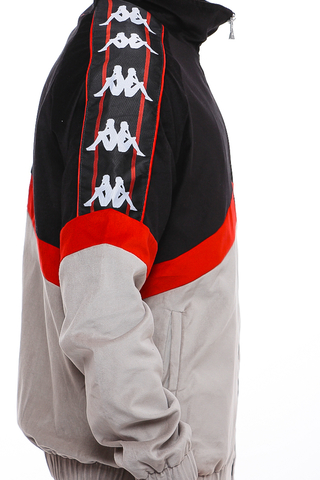 Kappa Authentic Cabrini Jacket Black Red 3030C40-905