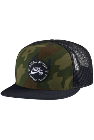 Nike SB Patch Trucker 925293-222 Camo Black