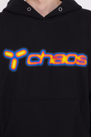 Chaos Thermal Logo Hoodie Black
