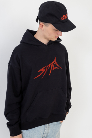 Bluza Z Kapturem Disarray Spicy Black
