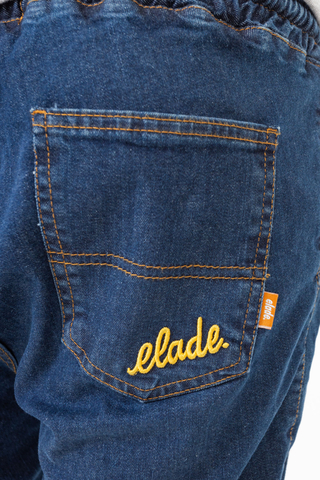 Elade Jogger Handwritten Pants Dark Blue