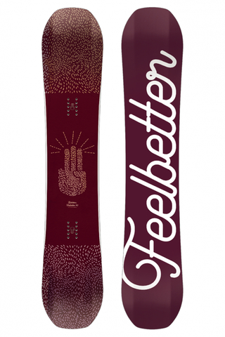 Bataleon Feelbetter Womens Snowboards 140 10.18.FEEL.140 Maroon
