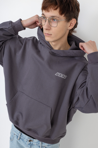 Bluza Z Kapturem 2005 Basic Graphite