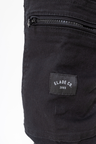 Elade Jogger Cargo Pants Black