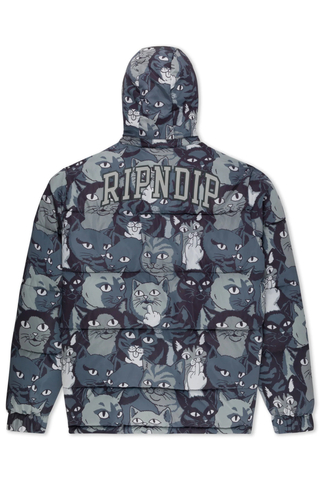 Ripndip Family Tree Puffer Jacket Winter Jacket Black RNDHOL23104