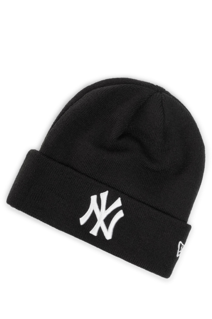 Czapka Zimowa New Era New York Yankees Essential 12122728 Black White
